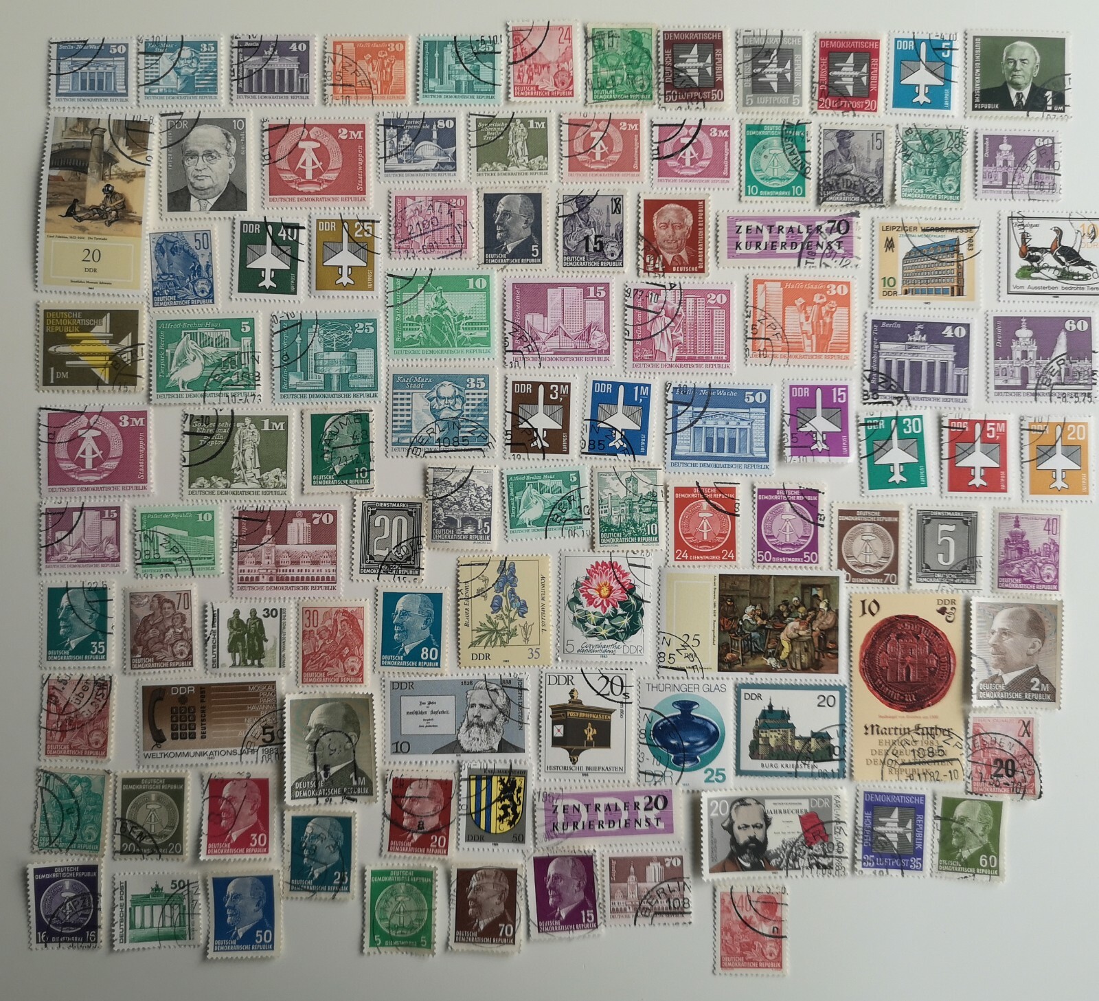 GDR/DDR/East Germany Post 1949 Stamps Collection - 100 to 2500 ...