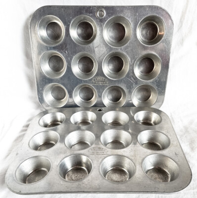 Comet Aluminum 12 Mini-cupcake Molds Set of 2 | eBay