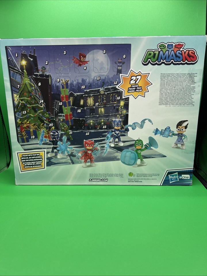 PJ Masks Advent Calendar 24 Daily Surprise Toys Catboy Owlette Gecko ...