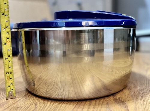 🔥BRAND NEW Zyliss 10” STAINLESS STEEL Salad Spinner Switzerland | eBay