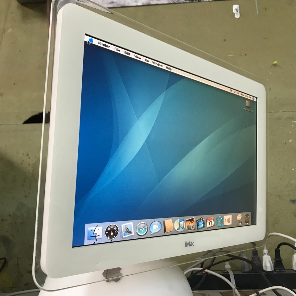 2002 Apple iMac G4 Computer M6498 OS 10.4.11 Tiger 512MB RAM for Retro ...