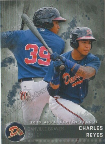 2019 Danville Braves Charles Reyes RC Rookie Atlanta | eBay