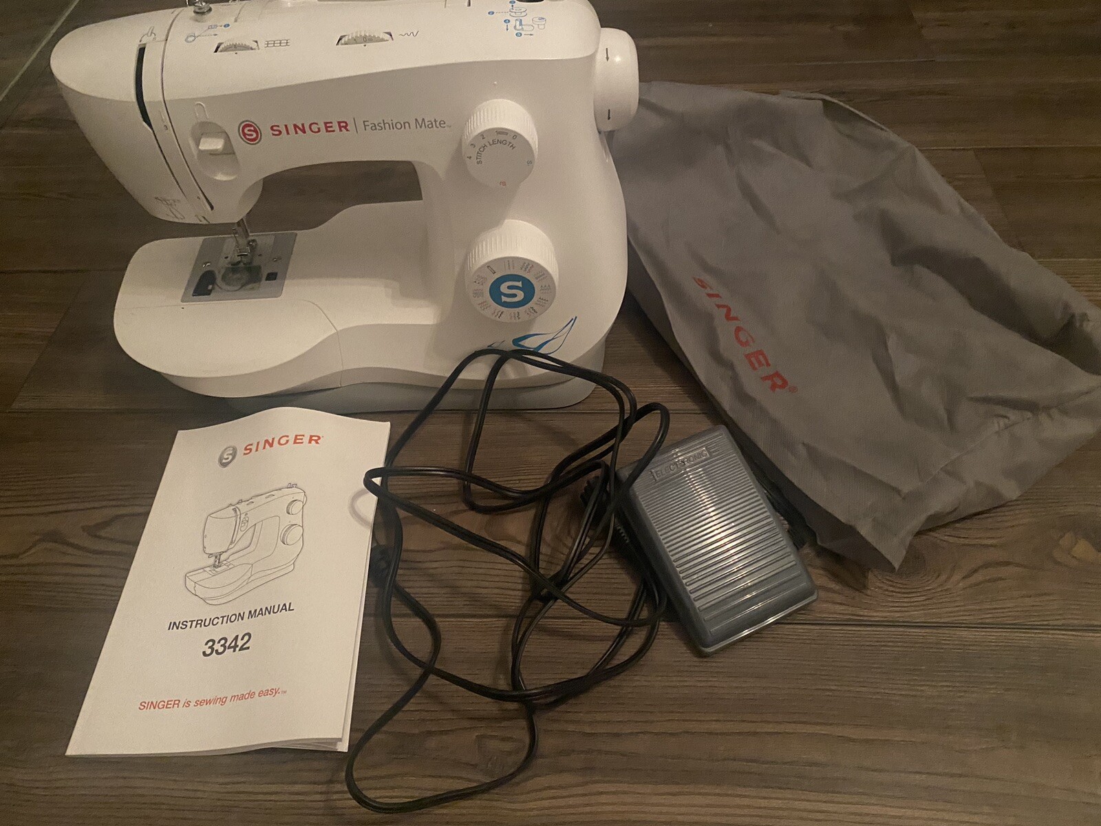 Singer 3342 Fashion Mate Sewing Machine with Pedal - Tested and Working ...