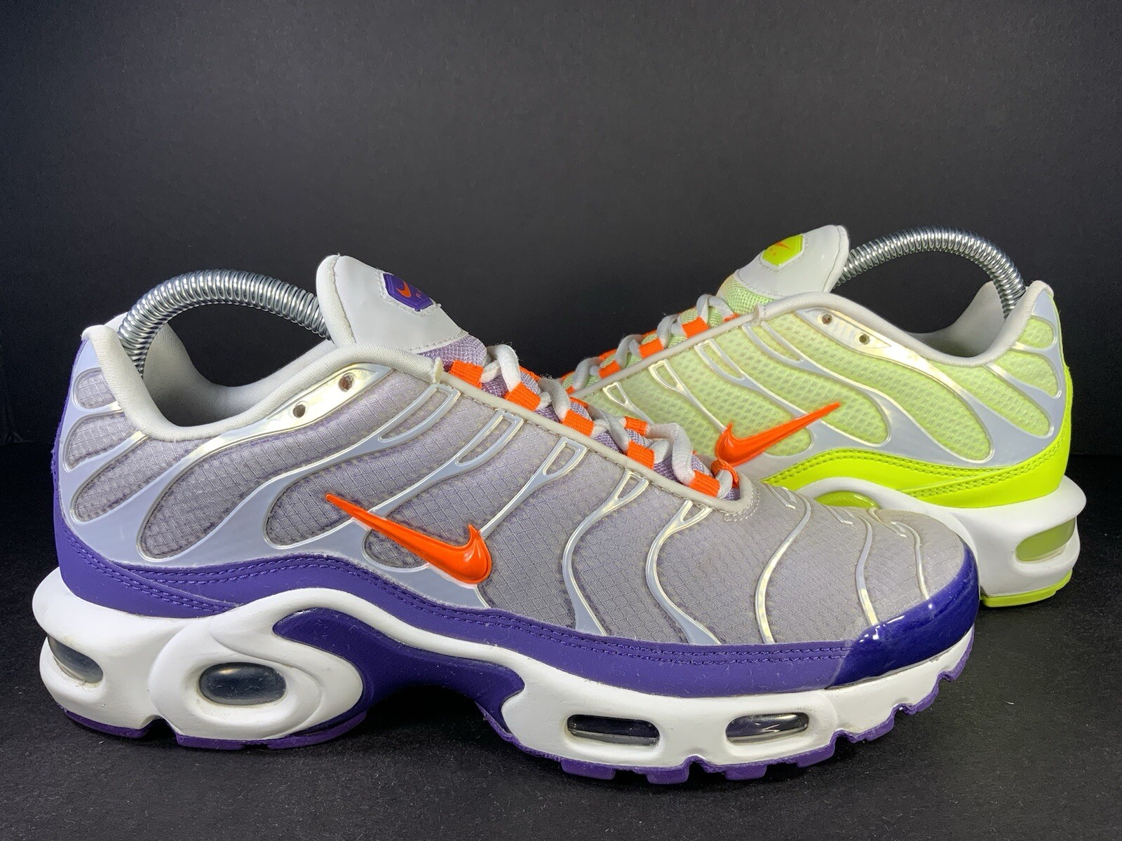 Nike Air Max Plus Tn Color Flip Purple Volt Orange White Men Size 7.5 ...