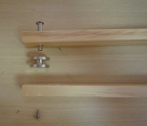 Cooks Standard Ceiling Mount Wooden Pot Rack Single Bar | eBay