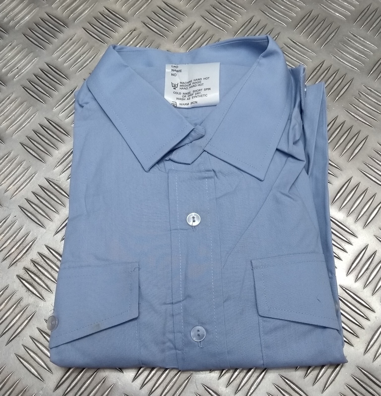 RAF Blue Shirt Long Sleeve 22B Uniform Dress Old Pattern Older Air ...