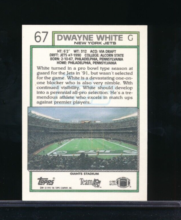1992 Topps Dwayne White #67 Rookie RC signed auto autograph tough | eBay