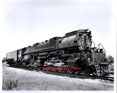 8x10 Union Pacific Railroad Steam Locomotive #3950 B&W Photo | eBay