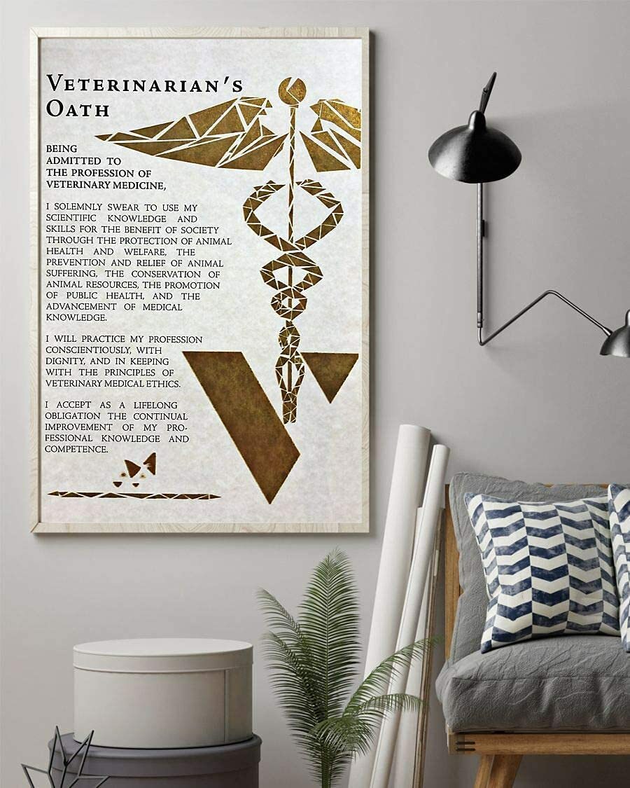 Veterinarian Art Veterinarian's Oath The Profission Of Veterinary ...