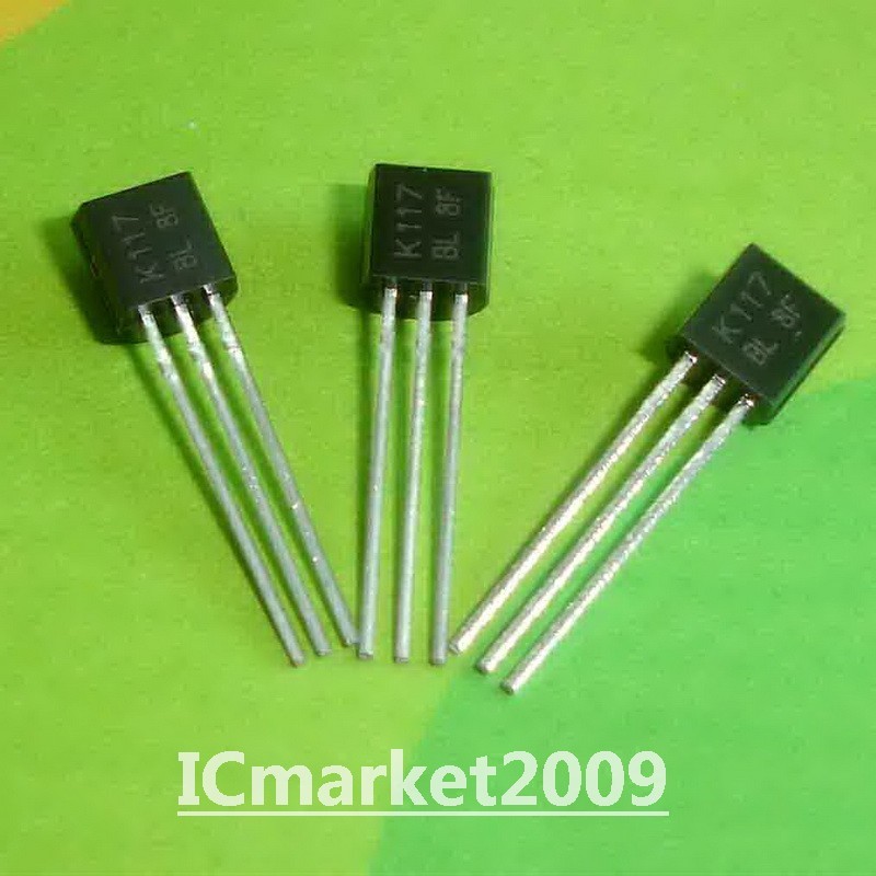 100 PCS 2SK117-BL TO-92 K117-BL NChannel Audio Amplifier Applications ...