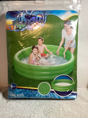 H2O GO! Pool 2+ Ages Bestway 3 Ring Pool 60” X 12” Color Green | eBay