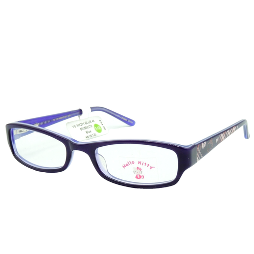 Hello Kitty HK 201 Sanrio Blue Eyeglass Frames 48 18 130 752499507286| eBay