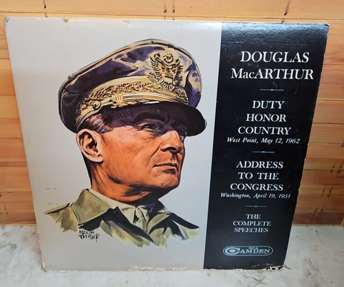 Vintage 1964 RCA Two Record Album; Douglas MacArthur; The Complete ...