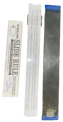 Precision Sterling Slide Rule - Made In USA Drafting / Engineering | eBay