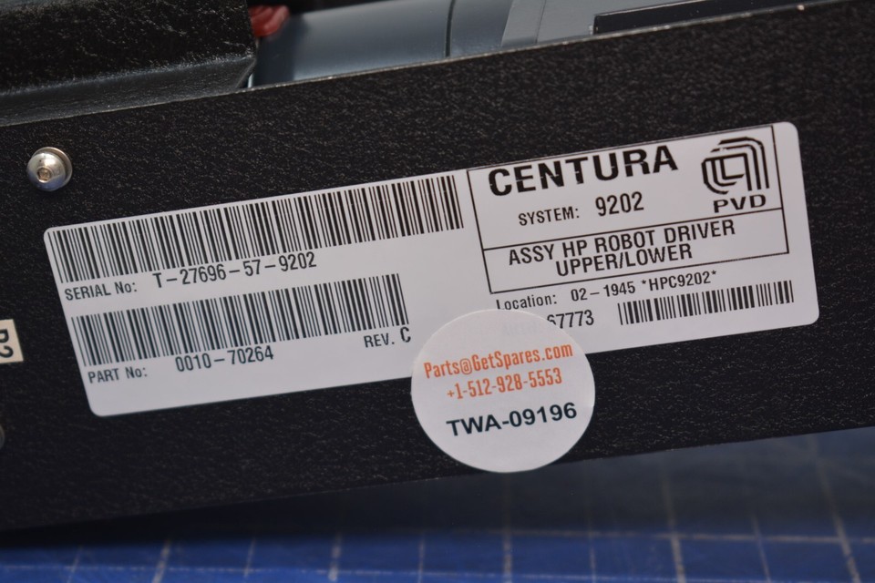 0010-70264 / HP ROBOT DRIVER ASSEMBLY CENTURA 9202 / APPLIED MATERIALS ...