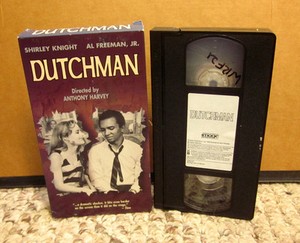 DUTCHMAN play adaptation Amiri Baraka 1967 Shirley Knight biracial VHS ...