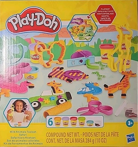 Play-Doh Wild Animals Safari Toolset Toy New With Box | eBay