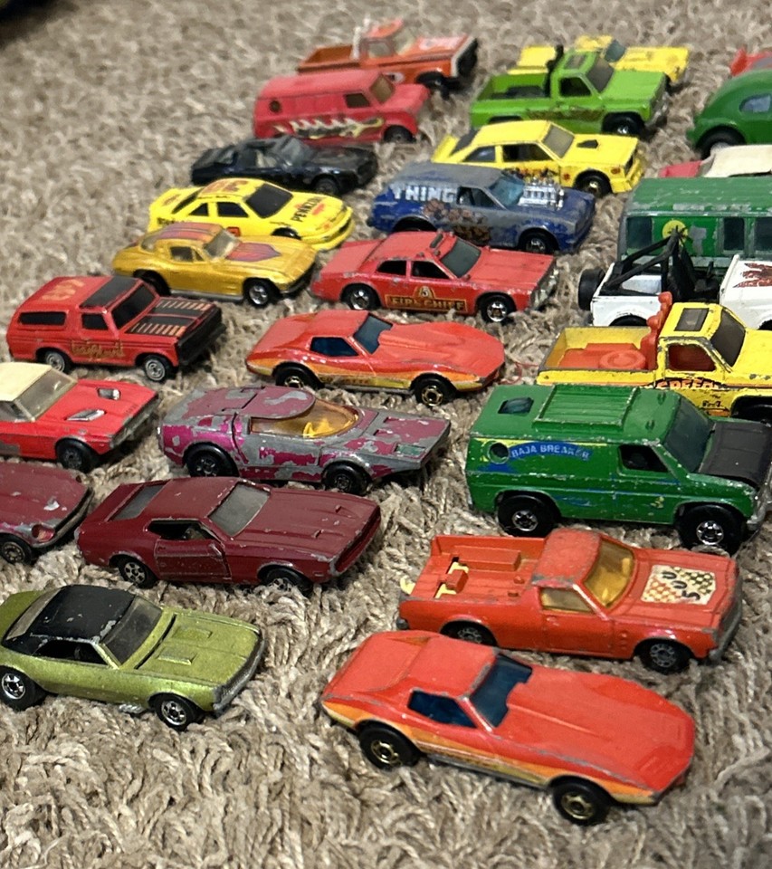 Lot Of 27 Vtg Hot Wheels Matchbox Tonka Metal Cars 70’s 80’s “Hot Shot ...