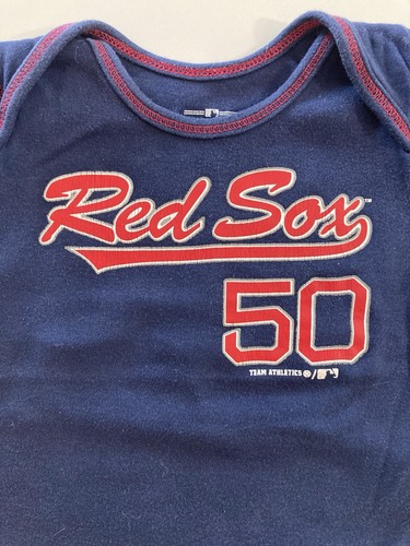 Boston Red Sox MLB Baby/Infant BETTS #50 Jersey Bodysuit 18 Months Blue ...