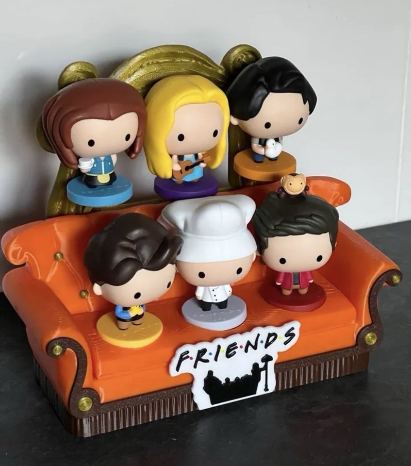 Friends Central Perk Orange Sofa Display Stand – Fits McDonald's ...