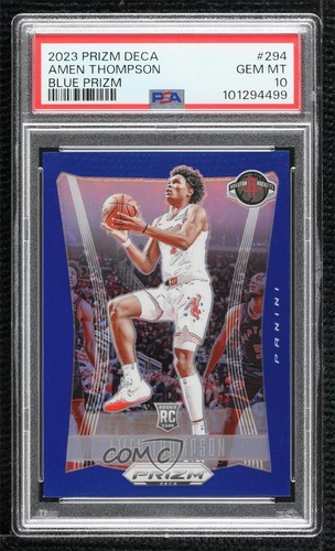 2023-24 Panini Prizm Deca - Amen Thompson #294 Blue Prizm /149 (RC) for ...