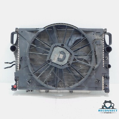 03-09 Mercedes W211 E320 E350 Engine Radiator Fan & A/C Condenser ...