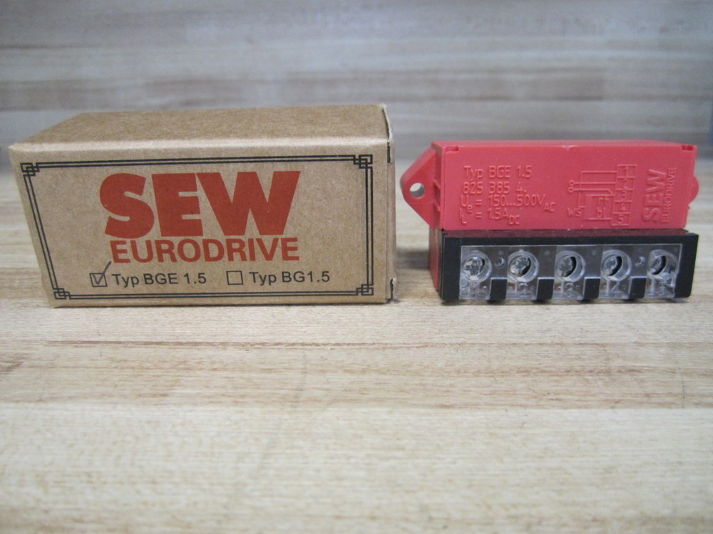 Sew Eurodrive BGE 1.5 Rectifier Brake 825 385 4 for sale online | eBay