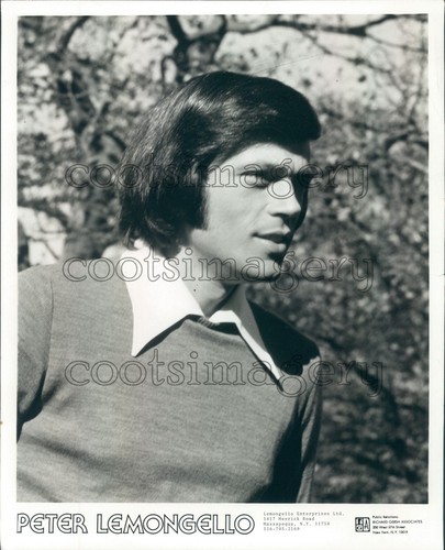 1976 Singer Peter Lemongello Love 76 Press Photo | eBay UK