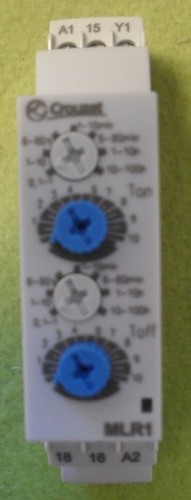 Crouzet MLR1 Zeitrelais Multifunktional 1 St. Zeitbereich: 0.1 s - 100 ...