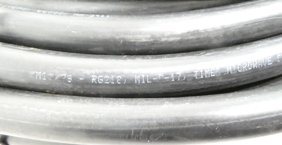 Microwave Systems M17/79-RG218 RF Coaxial Cable RF Working Surplus | eBay