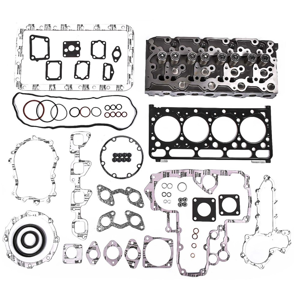 Complete Cylinder Head Kit for Kubota V2203 V2203T V2203E V2203B ...