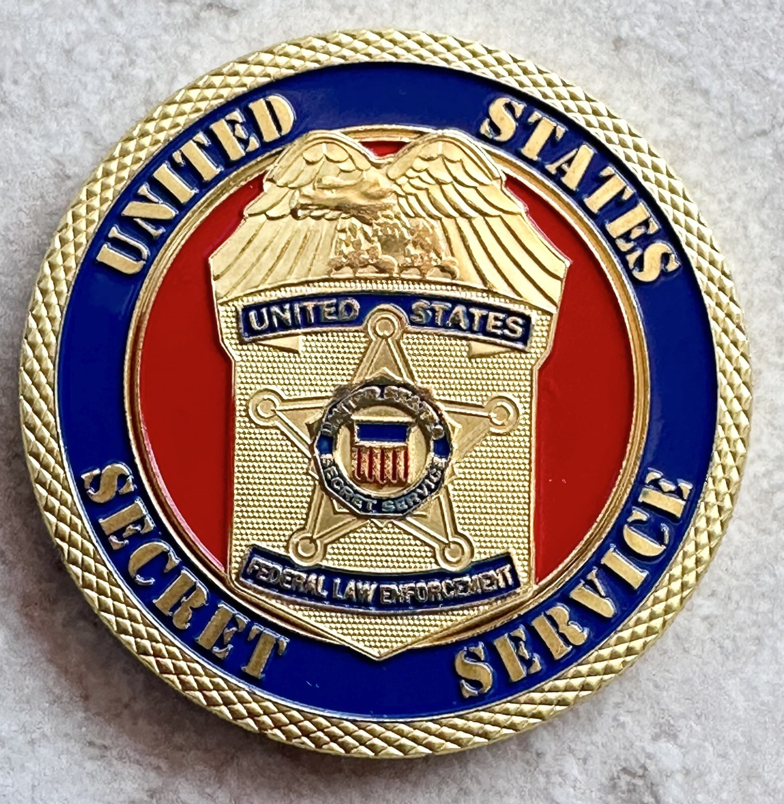 US SECRET SERVICE Department Of Home land Security Challenge Coin with ...