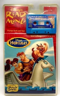 New Disney Read Along Hercules Cassette & Book Set Sealed | eBay