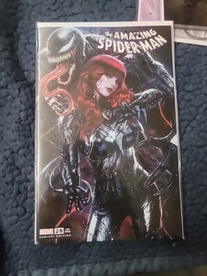 AMAZING SPIDERMAN #28 in NM/MINT ARIEL DIAZ variant VENOMIZED MARY JANE ...