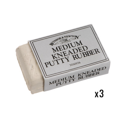 Winsor & Newton Medium Kneaded Putty Rubber Art Eraser PACK OF 3 | eBay UK