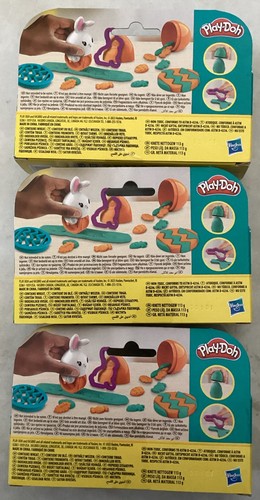 Lot of 3 Play-Doh Playdoh Springtime Pals Easter Bunny Rabbit Egg 2 ...