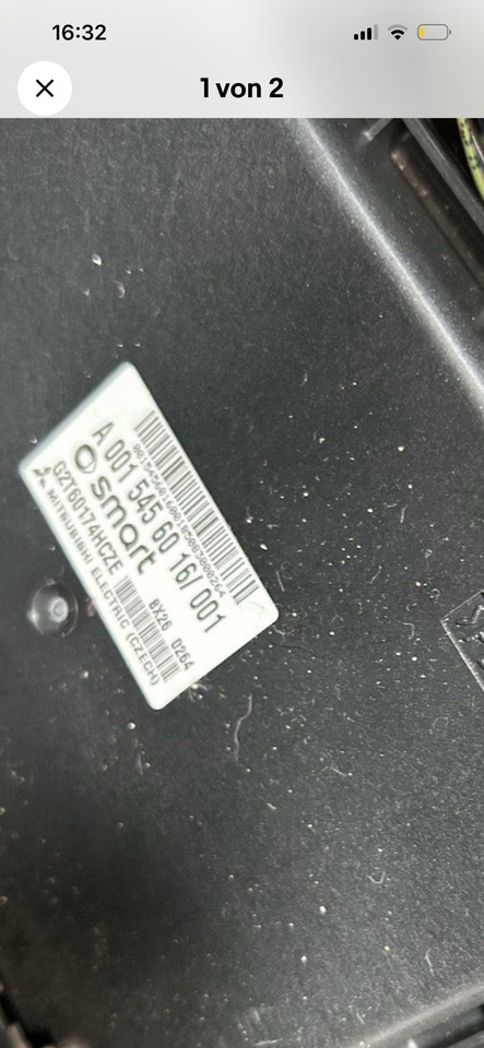 Smart ForTwo 451 CDI Technikpaket Kombiinstrument Motorsteuergerät SAM ...