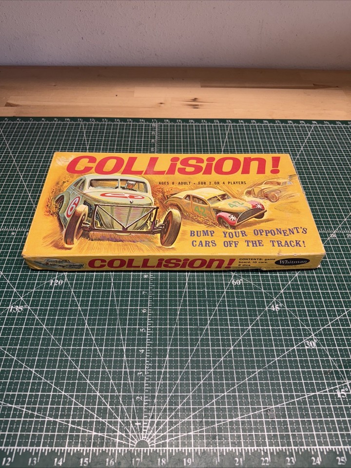 Rare Complete 1969 Collision Game All Orig Pieces and Dice! Fast ...