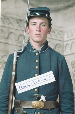 Civil War Photo , Union Soldier In Color | eBay