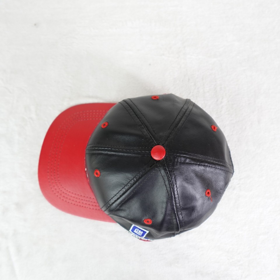 Vintage Dale Earnhardt Hat Cap Strap Back Black Red NASCAR Racing Mens ...