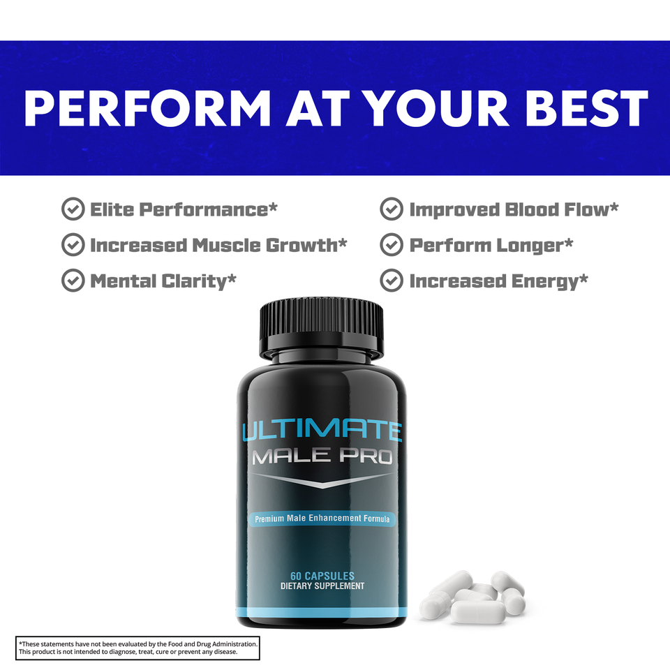 (5 Pack) Ultimate Male Pro, Ultimate Male Performance Supplement (300 ...