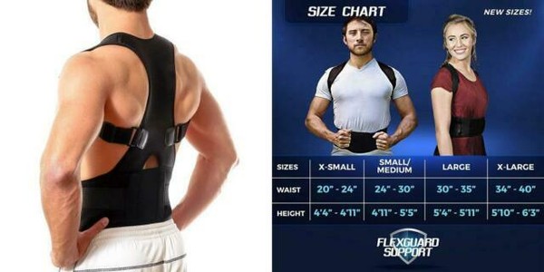Flexguard Medical Back Brace Fully Adjustable for Posture Correction ...
