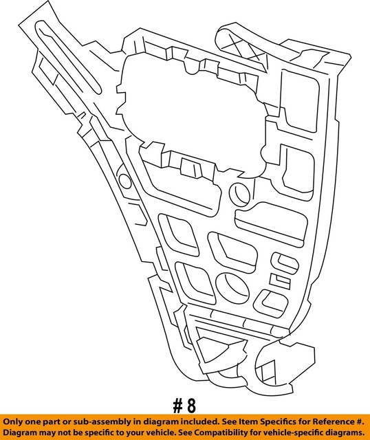 Porsche Cayenne 92a Rear Right Side Bumper Guide 95850537800 Genuine ...