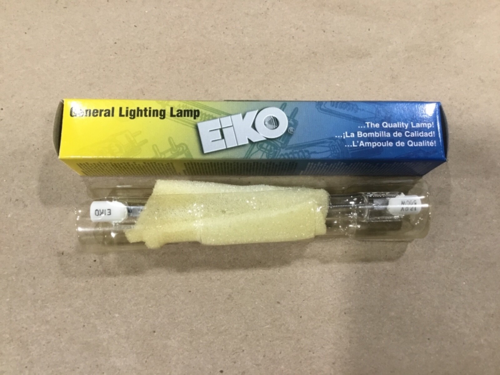 EIKO Q500T3/CL 120V 500W Halogen Bulb General Lighting Lamp #27G19RM | eBay
