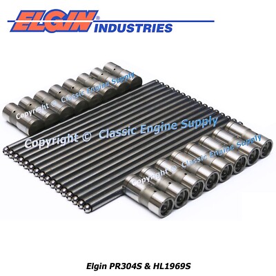 New Pushrod and Lifter Set (16 each) Fits 1967 Cadillac 429 V8 Engines ...