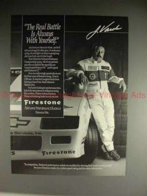1988 Firestone Firehawk Radials Tire Ad w/ Joe Varde! | eBay