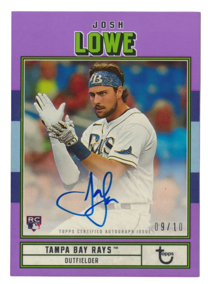 2022 Topps Brooklyn Collection - Autographs Purple #AC-JL Josh Lowe /10 ...