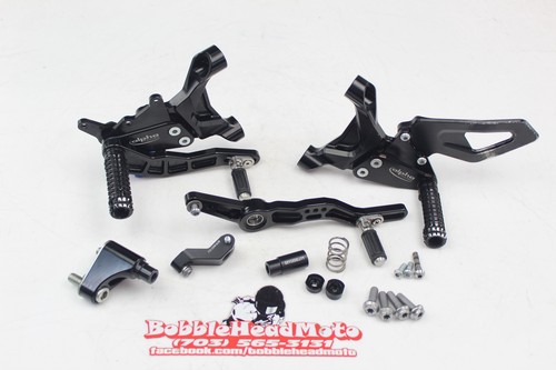 20-25 BMW S1000RR ALPHA RACING RIGHT LEFT REARSETS REAR SET DRIVER FOOT ...