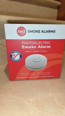 Red Smoke Alarms Red Smoke Alarms R240 | Photoelectric Smoke Alarm 240v ...