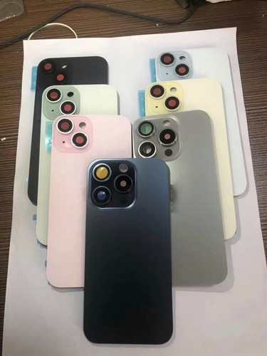 iPhone 15 - 15 Plus Back Glass Cover with NFC / MagSafe Magnets / Flash ...